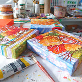 Artist Cathy Horvath Buchanan Art Studio – SoloWorkStudio