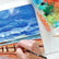 Main Beach Turn-Around, Original Painting 8x8 – SoloWorkStudio