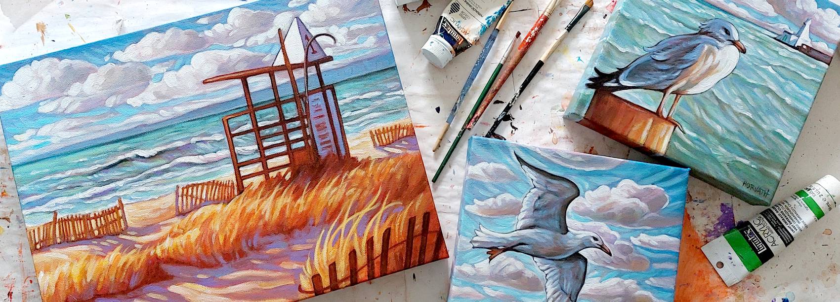 Artist Cathy Horvath Buchanan Art Studio – SoloWorkStudio