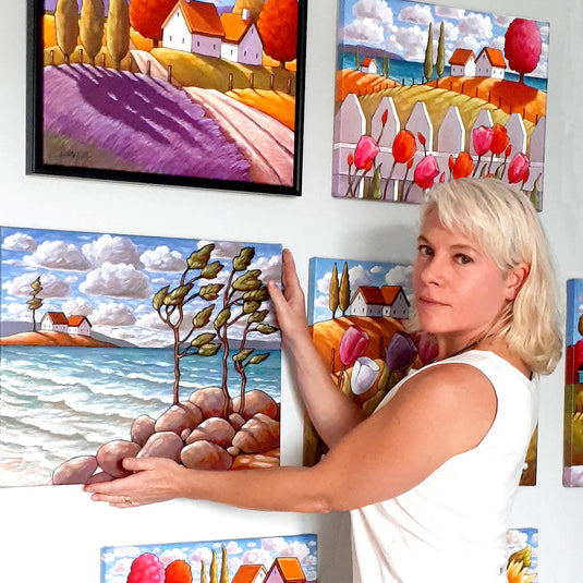 Artist Cathy Horvath Buchanan Art Studio – SoloWorkStudio