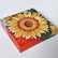 Sunflower, Wings Blooms, Original Painting 6x6 – SoloWorkStudio