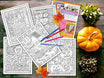 Halloween Coloring 5 Page Coloring Book, PDF Download Printable ...