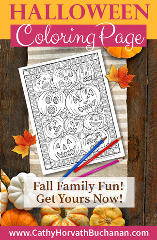 Halloween Pumpkins Jack O Lantern Coloring Page, PDF Download ...