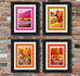 Wisdom 4 set Collection Inspirational Quote Wall Art Printable Downloa ...